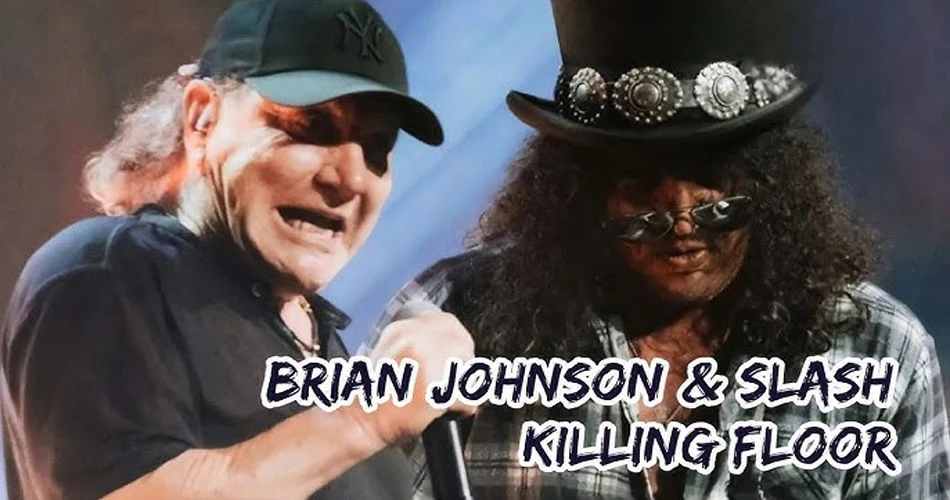 89FM - A Rádio Rock - Slash se reúne com Brian Johnson para performance ao vivo de "Killing Floor"